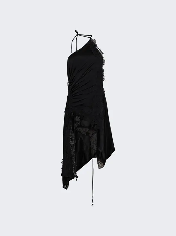 Vetements Reworked Lingerie Mini Dress - Black