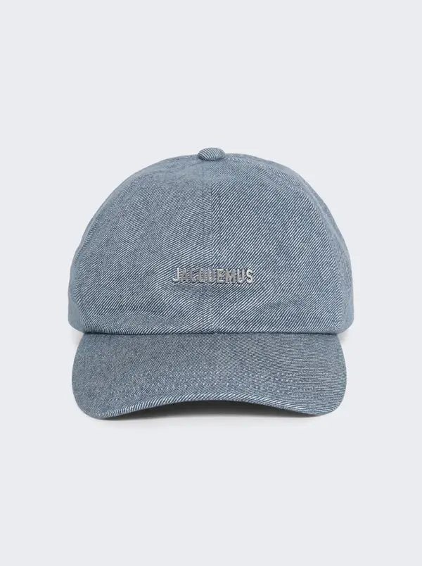 Jacquemus Gadjo Denim Baseball Cap - Blue
