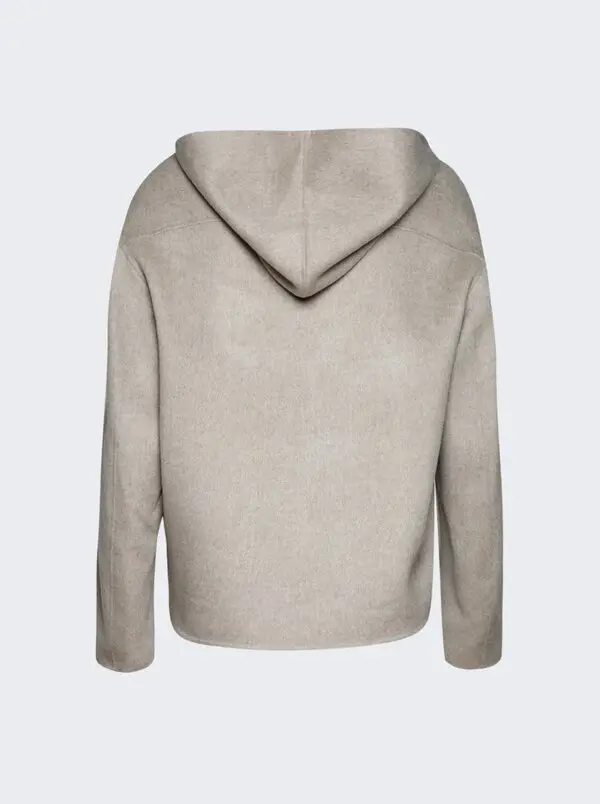 Acne Studios Hooded Wool And Cashmere Jacket - Beige