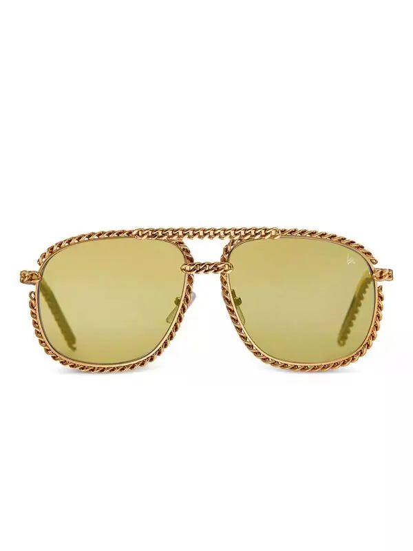 VINTAGE FRAMES COMPANY Snatch Full Cuban Edition Sunglasses - Gold