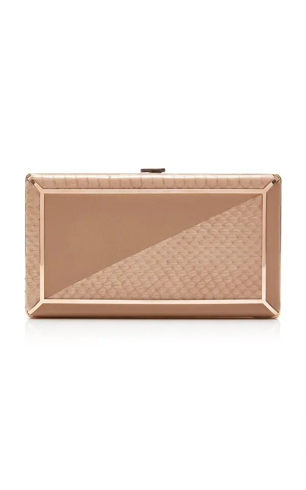 Gabriela Hearst Callas Snake Leather Phone Case - Nude