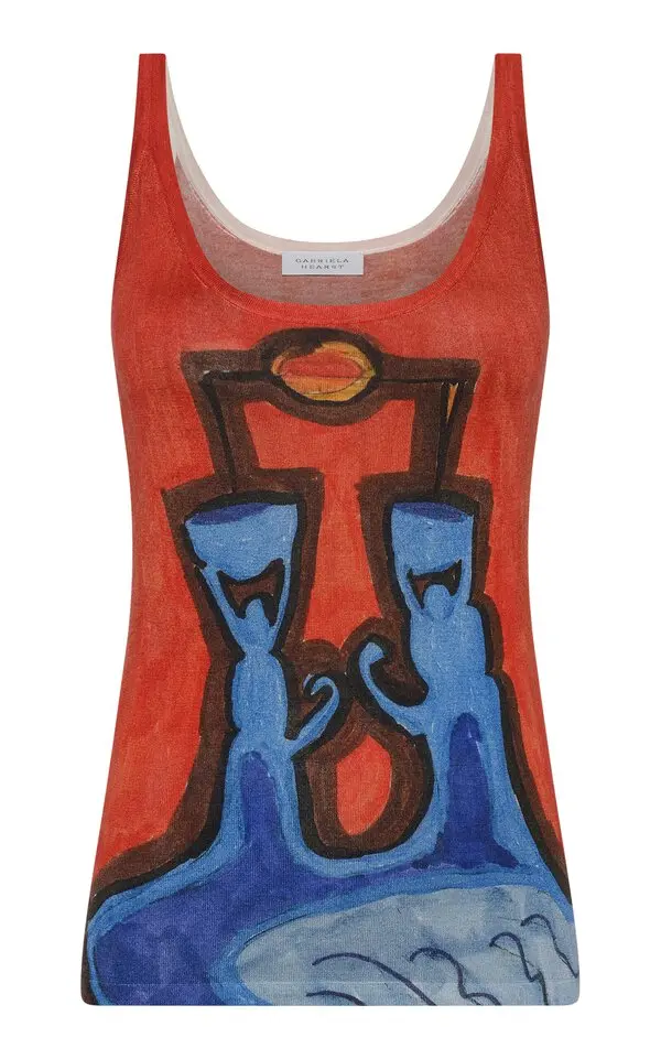 Gabriela Hearst Ecliptor Cashmere-blend Tank Top - Red