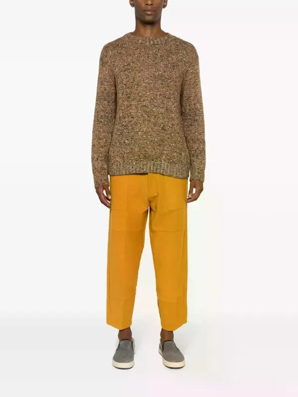OSKLEN Crew-neck Speckle-knit Jumper