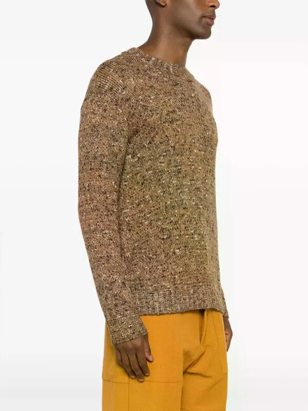 OSKLEN Crew-neck Speckle-knit Jumper
