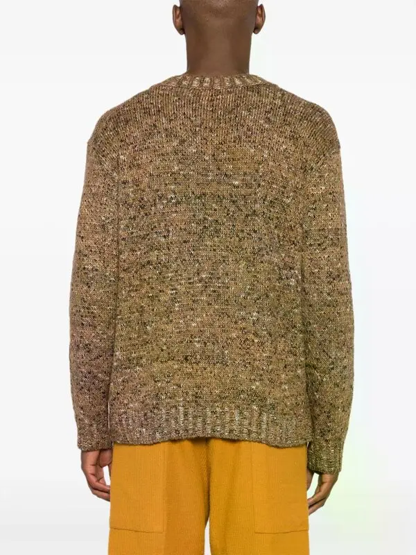OSKLEN Crew-neck Speckle-knit Jumper