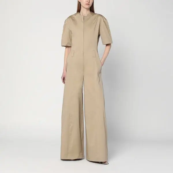 THE LATEST Palazzo Jumpsuit - Beige