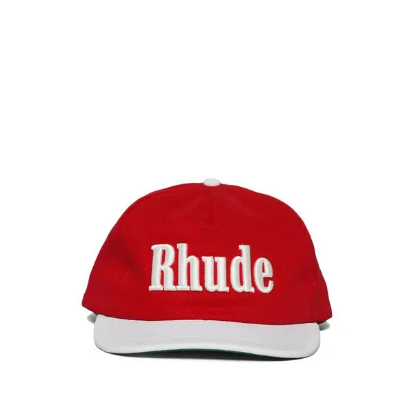 Rhude Six-panel Cap - Red/white