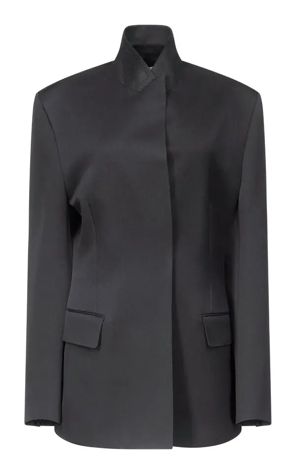 FFORME Malina Tailored Wool Blazer - Black
