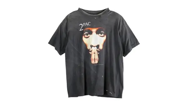 SAINT MXXXXXX 2pac Short Sleeve Tee Shirt