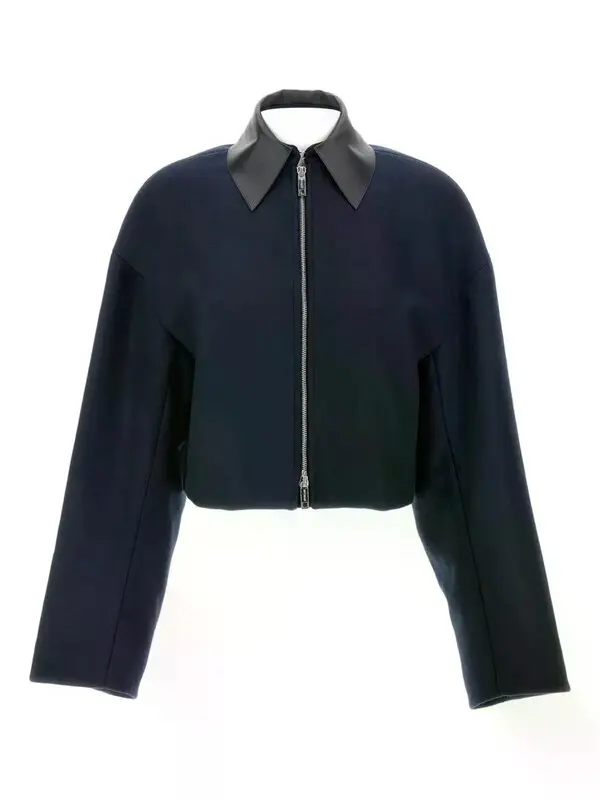 Sportmax Vacuo Contrast-collar Jacket