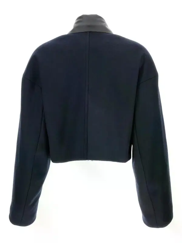 Sportmax Vacuo Contrast-collar Jacket