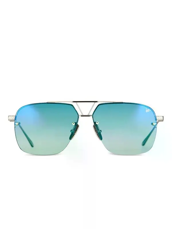 VINTAGE FRAMES COMPANY Falcon Rimless Sunglasses - Silver