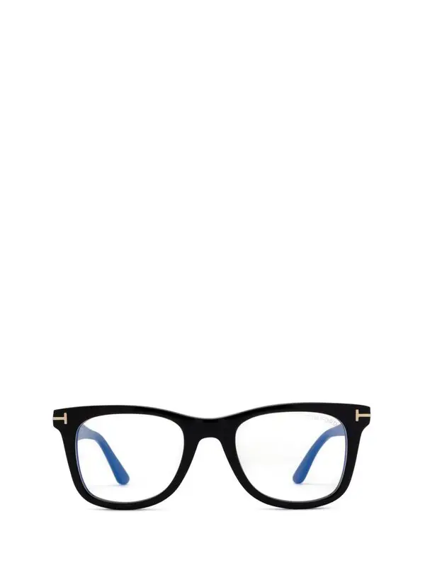 TOM FORD Squarish Acetate Eyeglasses - Shiny Black