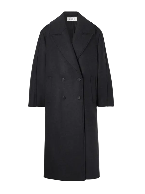 RÓHE Ezra Oversized Double-breasted Wool-blend Coat