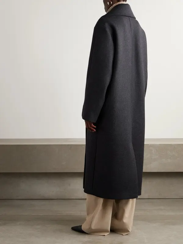 RÓHE Ezra Oversized Double-breasted Wool-blend Coat