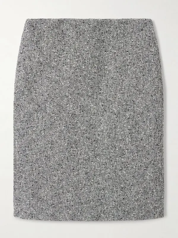 Gucci Cotton-blend Tweed Pencil Skirt