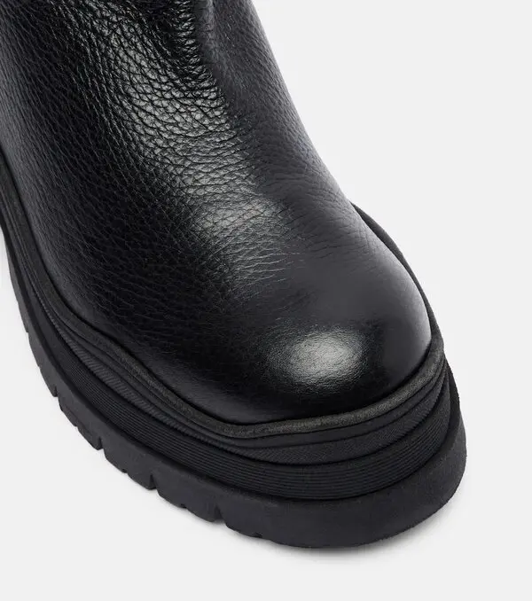 Bogner Arosa Shearling-lined Leather Chelsea Boots - Black