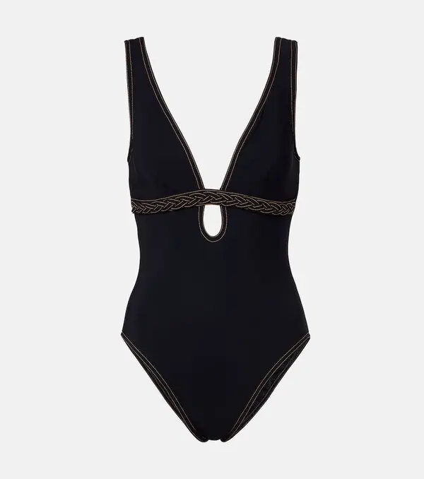 KARLA COLLETTO Quinn Keyhole Cutout Underwire One-piece Swimsuit - Black
