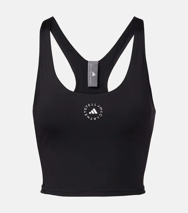 Adidas By Stella McCartney Yoga Crop Top - Black