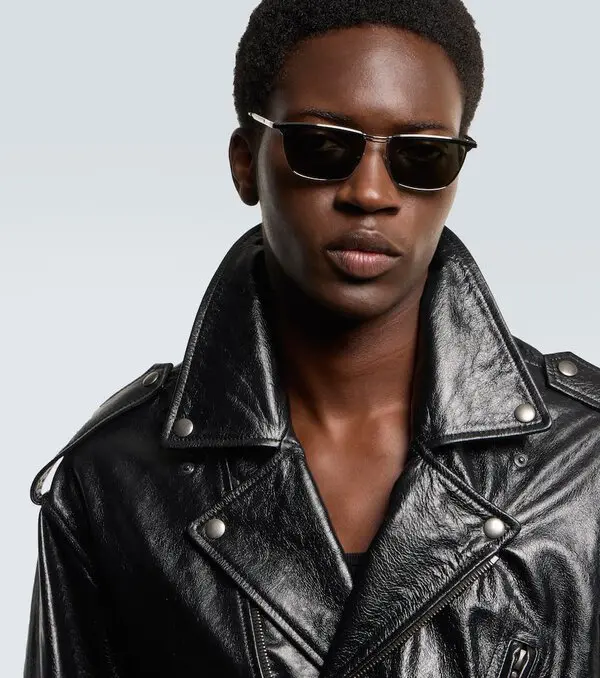 Saint Laurent Sl 795 Joe Browline Sunglasses - Silver