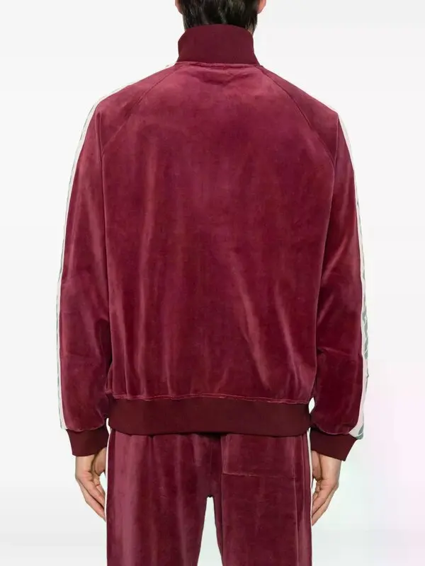 Drole De Monsieur Side-stripe Zip-up Track Jacket - Red