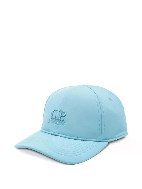 C.P. COMPANY Logo-embroidered Cap - Blue