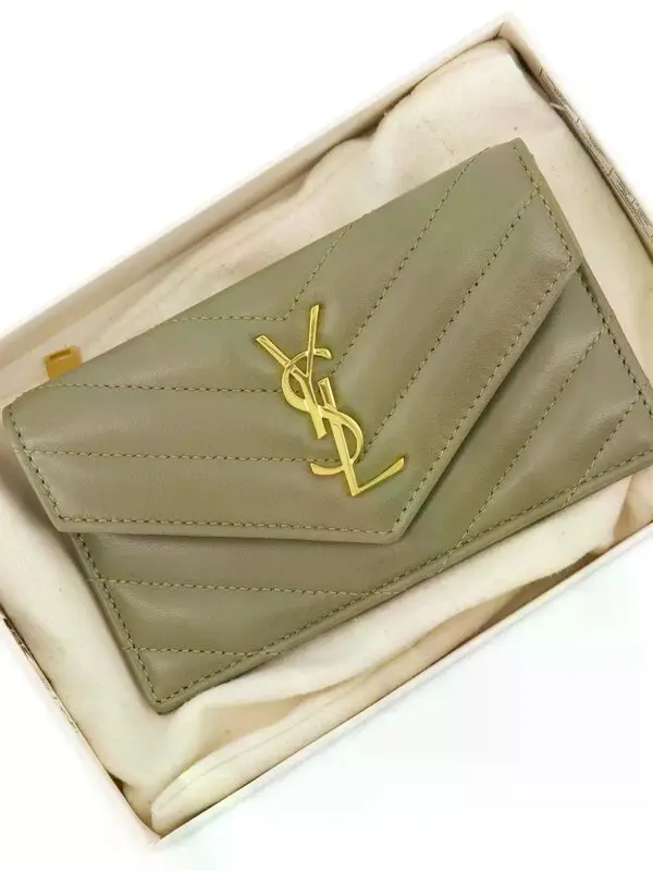 Saint Laurent Quilted Card Case