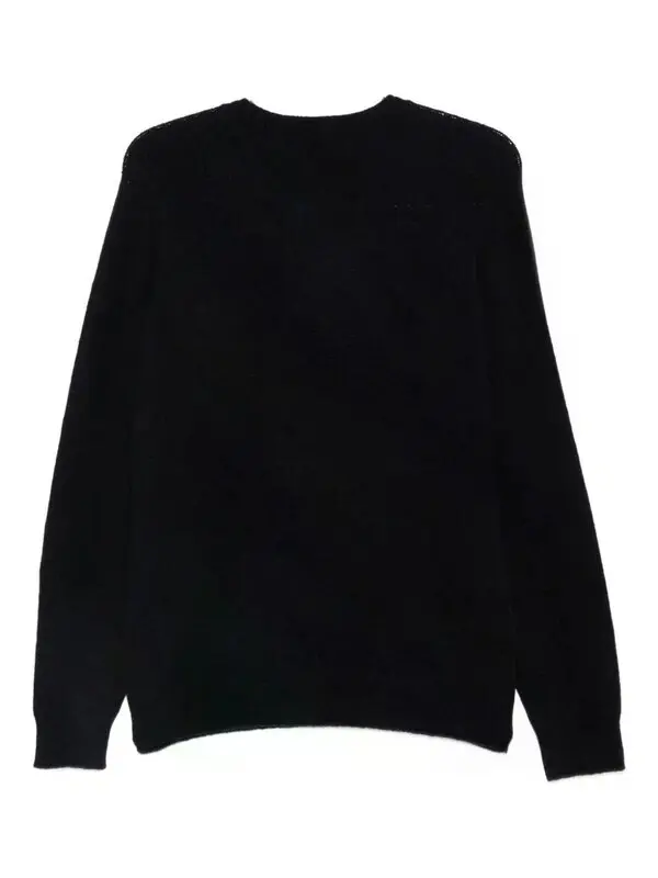 ROBERTO COLLINA Crew Neck Sweater - Blue