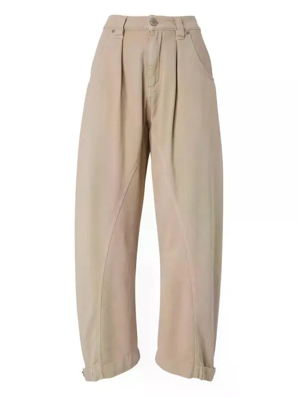 Pinko Pleated Wide-leg Jeans