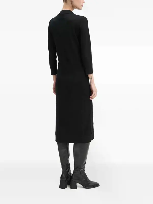 Iceberg Polo-neck Midi Dress