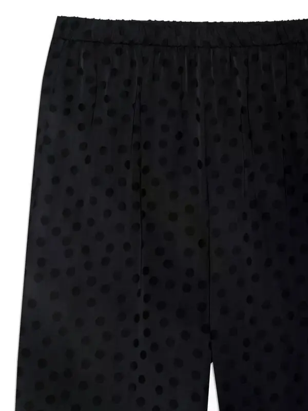 ANINE BING Elain Straight-leg Trousers - Black
