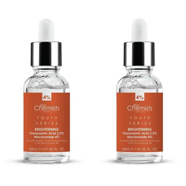 SKINCHEMISTS Tranexamic Acid 2.5%, Niacinamide 4% Brightening Serum Duo Pack - One-color