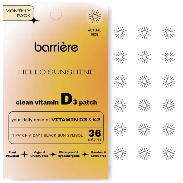 BARRIERE Hello Sunshine Vitamin D3 Patch 36-pack Sun - One-color