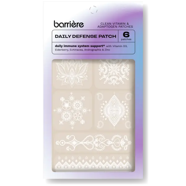 BARRIERE Everyday Defense Patch 6 Pack Mosaic Motifs - One-color
