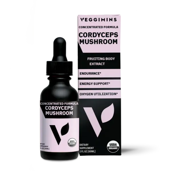 VEGGIMINS Organic Cordyceps Mushroom - One-color