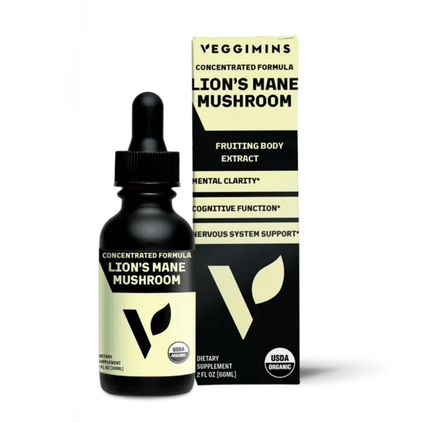 VEGGIMINS Organic Lion's Mane Mushroom - One-color