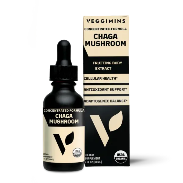 VEGGIMINS Organic Chaga Mushroom - One-color