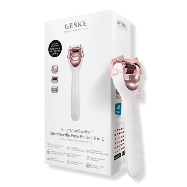 GESKE Smartappguided Microneedle Face Roller | 9 In 1 - Starlight