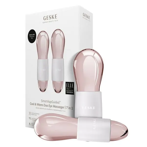 GESKE Smartappguided Cool & Warm Duo Eye Massager | 7 In 1 - Starlight