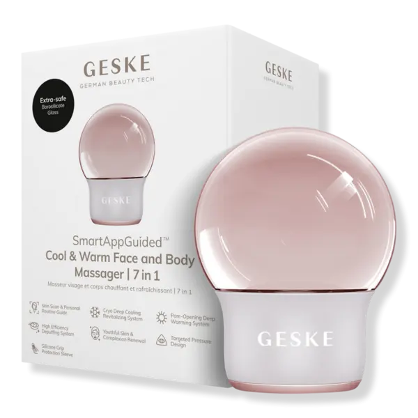 GESKE Smartappguided Cool & Warm Face & Body Massager | 7 In 1 - Starlight