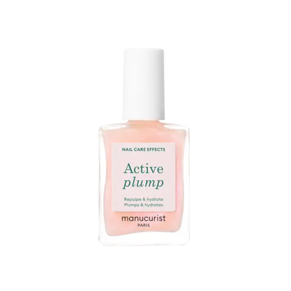 MANUCURIST Active Plump Collagen-infused Nail Polish For A Pearly Baby Pink Finish - One-color