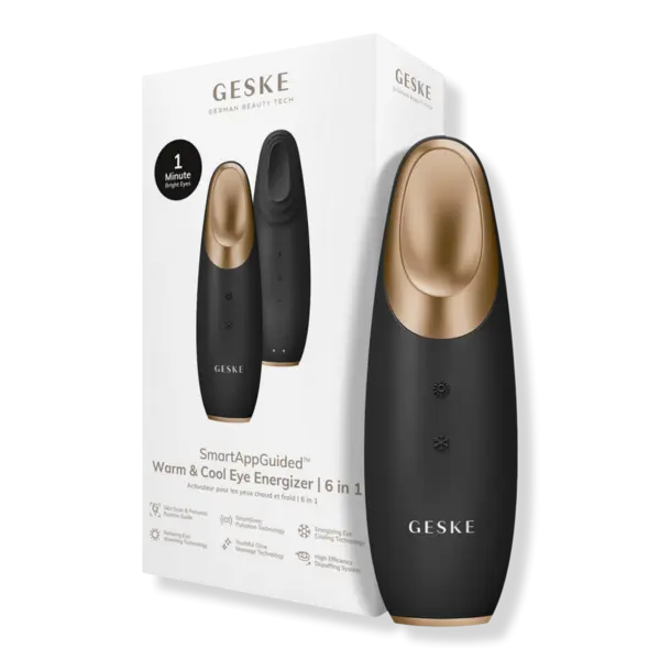 GESKE Smartappguided Warm & Cool Eye Energizer | 6 In 1 - Gray