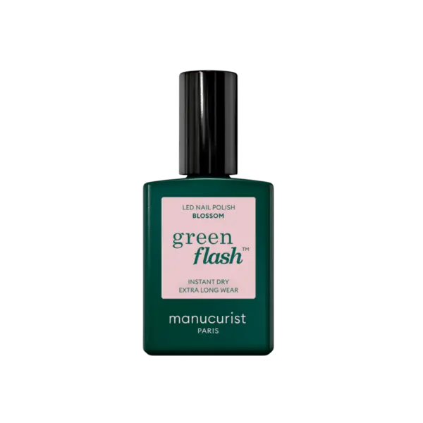 MANUCURIST Green Flash Led Gel Nail Polish, Non-toxic Nail Polish - Blossom (a Pale Pink)