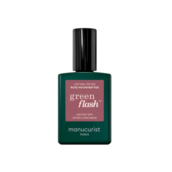 MANUCURIST Green Flash Led Gel Nail Polish, Non-toxic Nail Polish - Rose Mountbatten (a Pinky Taupe)
