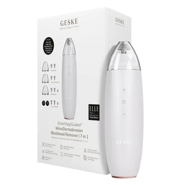 GESKE Smartappguided Microdermabrasion Blackhead Remover | 7 In 1 - Starlight