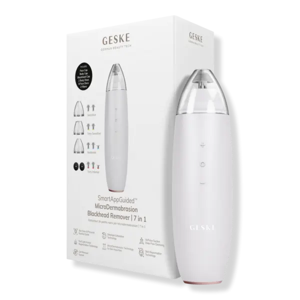 GESKE Smartappguided Microdermabrasion Blackhead Remover | 7 In 1 - Starlight