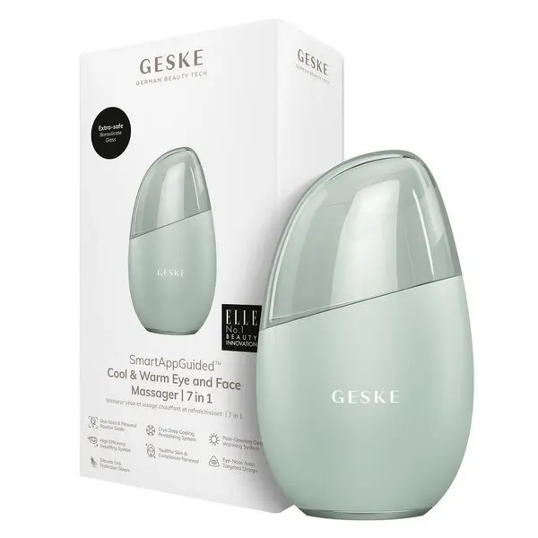 GESKE Smartappguided Cool & Warm Eye & Face Massager | 7 In 1 - Starlight
