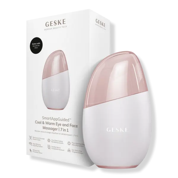 GESKE Smartappguided Cool & Warm Eye & Face Massager | 7 In 1 - Starlight