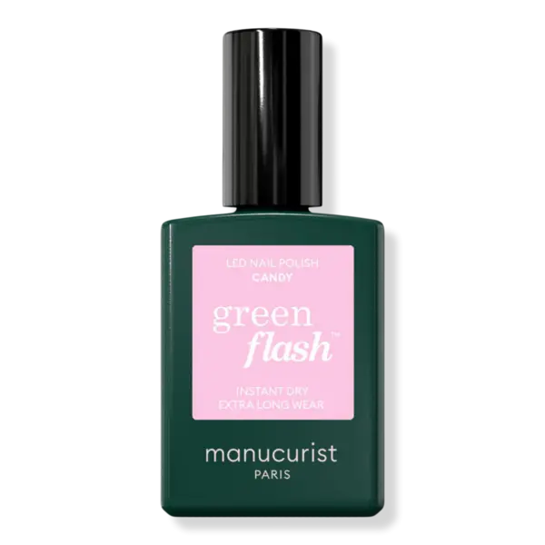 MANUCURIST Green Flash Led Gel Nail Polish, Non-toxic Nail Polish - Candy
