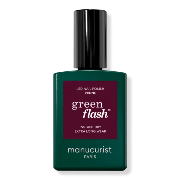 MANUCURIST Green Flash Led Gel Nail Polish, Non-toxic Nail Polish - Prune